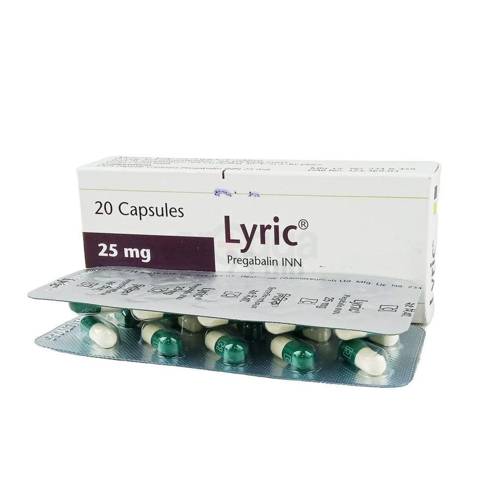 Lyric 25mg Capsule - Arogga Online Pharmacy