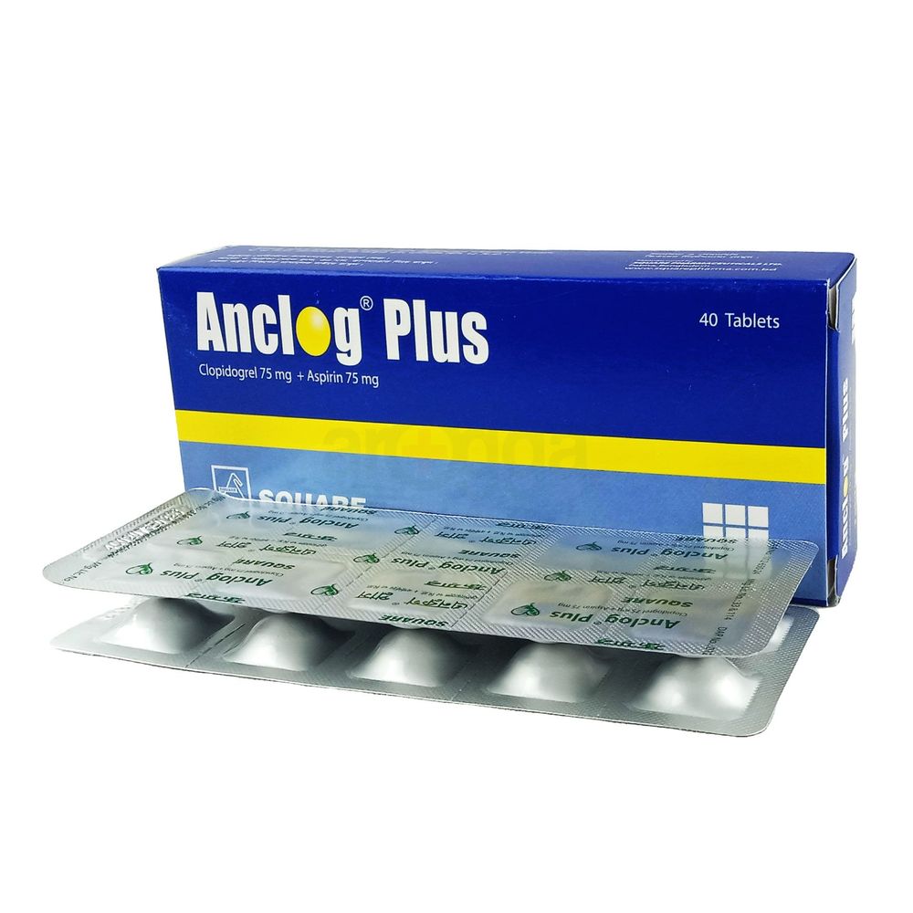 Anclog Plus 75mg+75mg Tablet - এনক্লগ প্লাস ৭৫ মি.গ্রা.+৭৫ মি.গ্রা ...