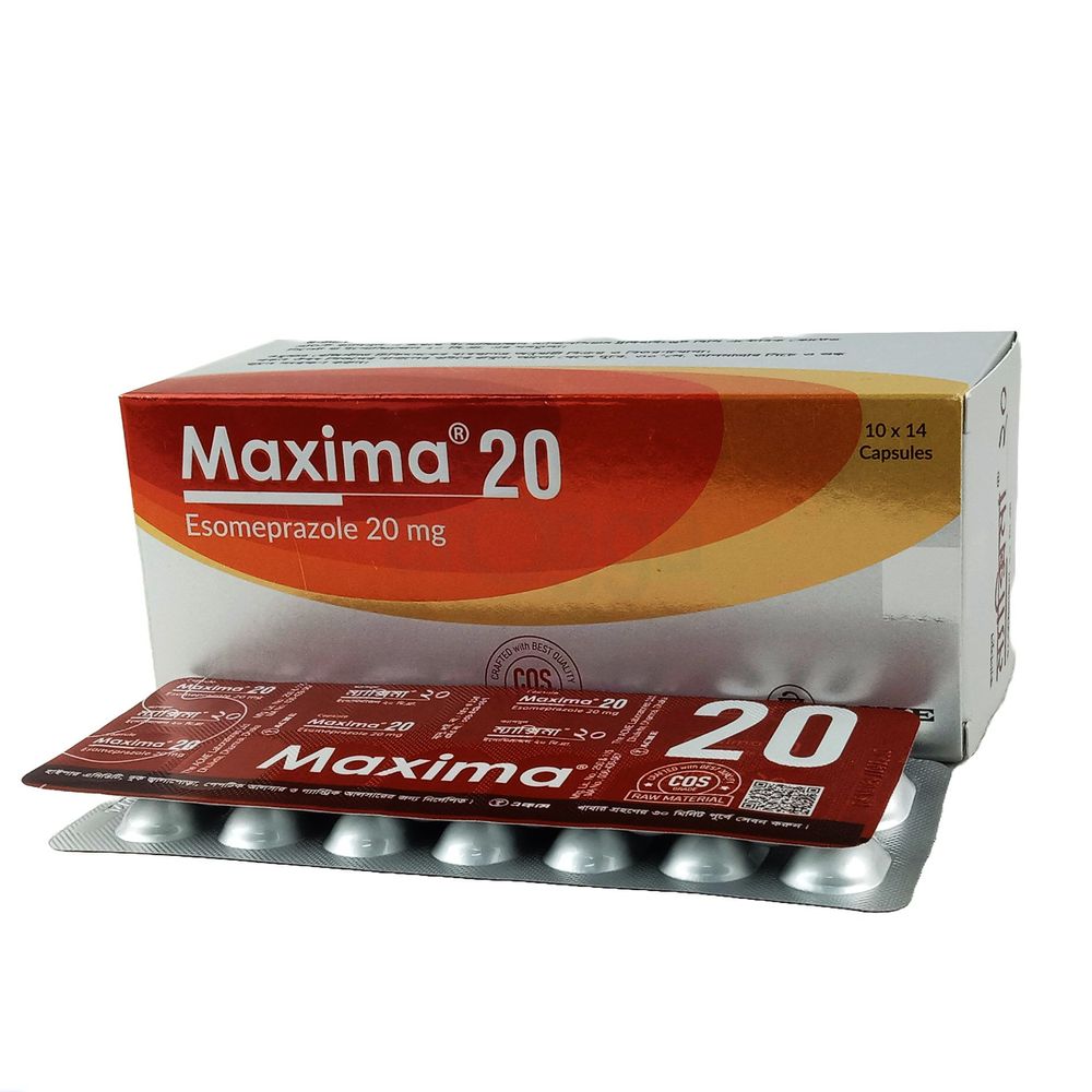 Maxima 20mg Capsule - Arogga Online Pharmacy