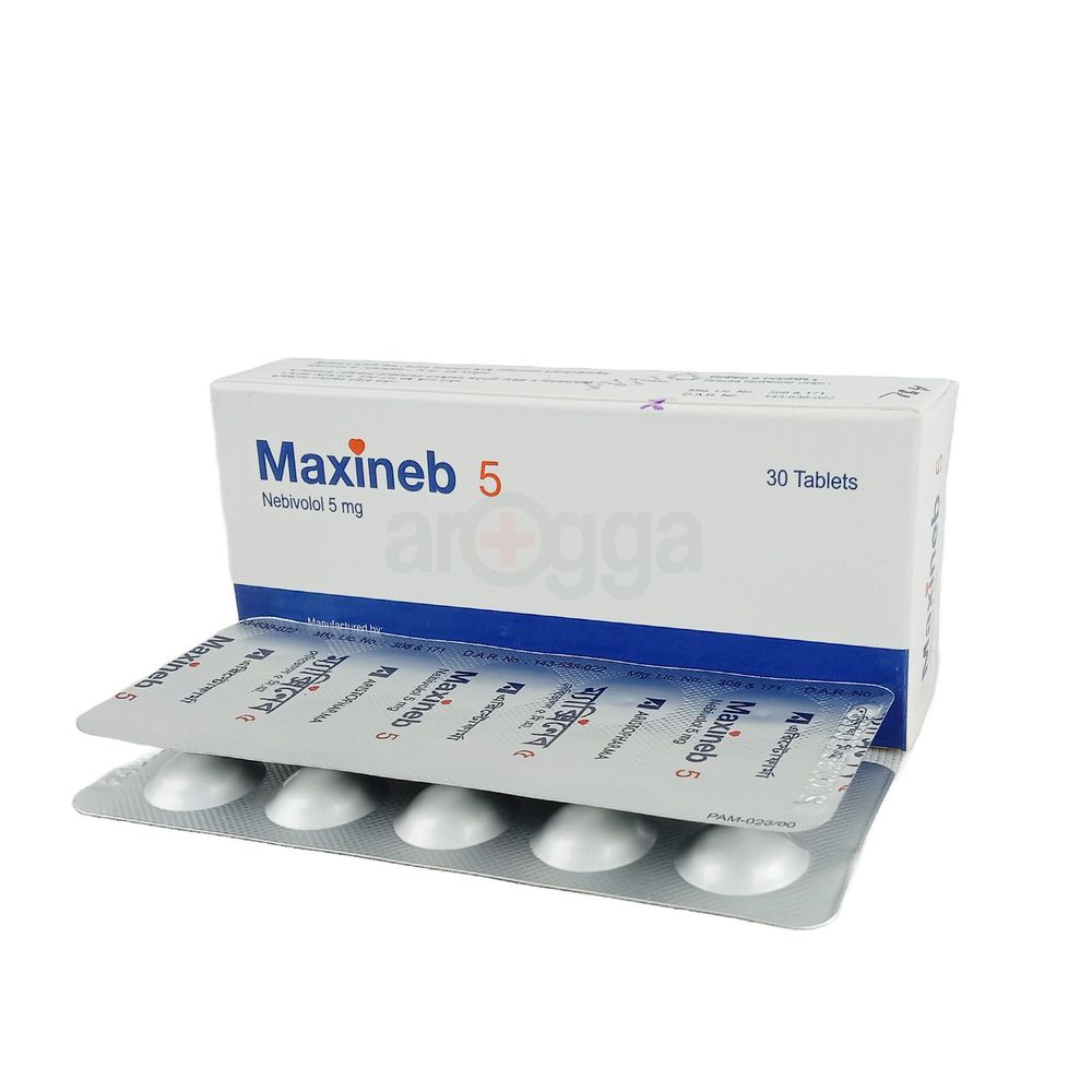 Maxineb 5mg Tablet - Arogga Online Pharmacy