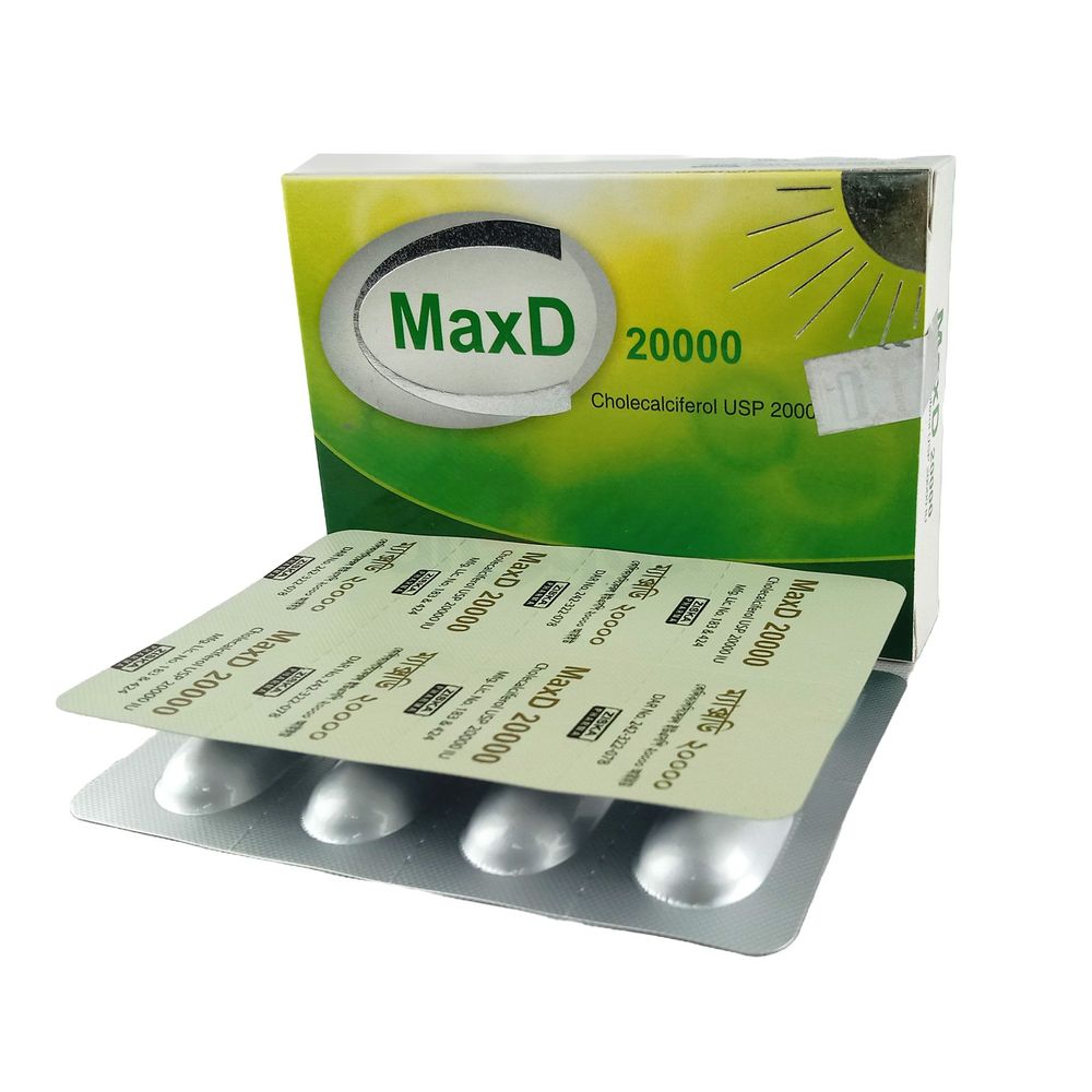 Max D 20000 20000IU Capsule - Arogga Online Pharmacy