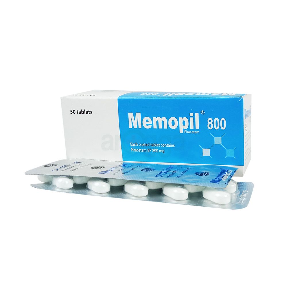 Memopil 800mg Tablet - Arogga Online Pharmacy