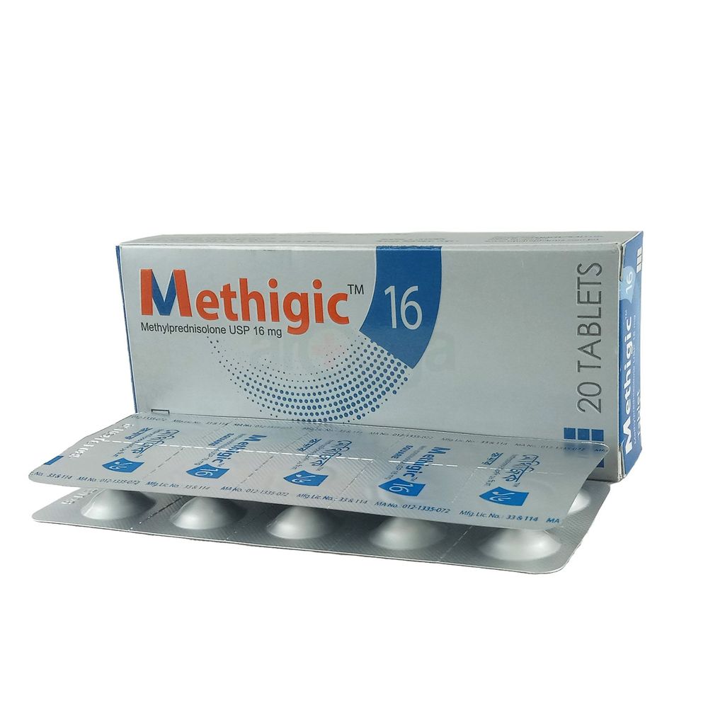 Methigic 16mg Tablet - Arogga Online Pharmacy