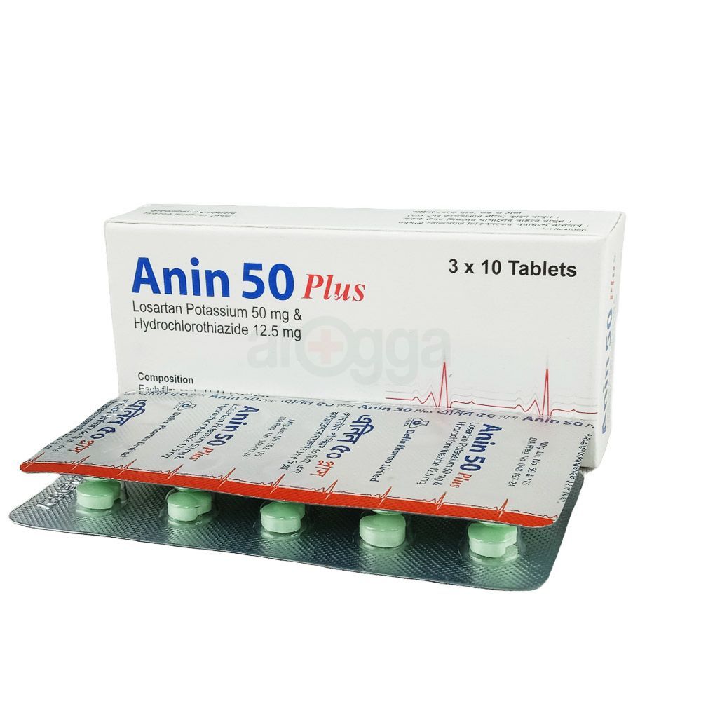 Anin 50 Plus 12.5mg+50mg Tablet - Arogga Online Pharmacy