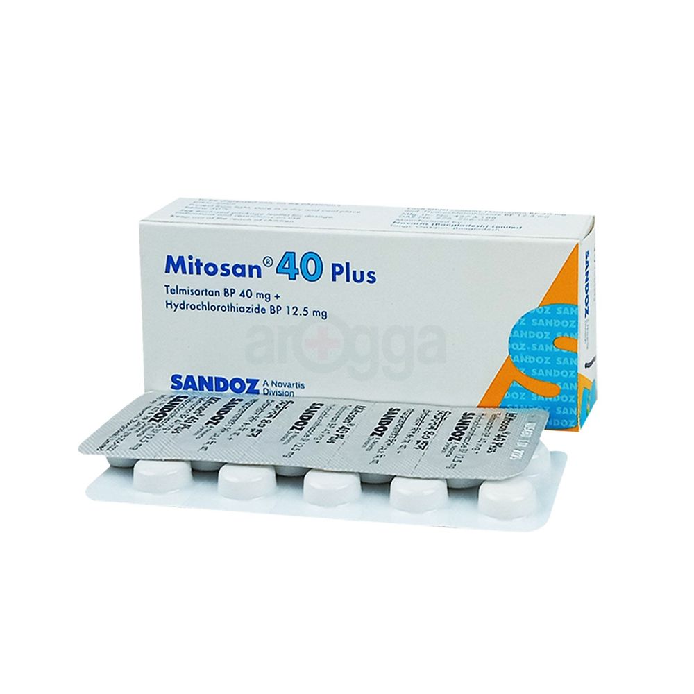 Mitosan Plus 40 12.5mg+40mg Tablet - Arogga Online Pharmacy