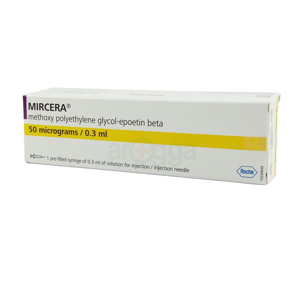 Mircera 50 50mcg/0.3ml Injection - Arogga Online Pharmacy