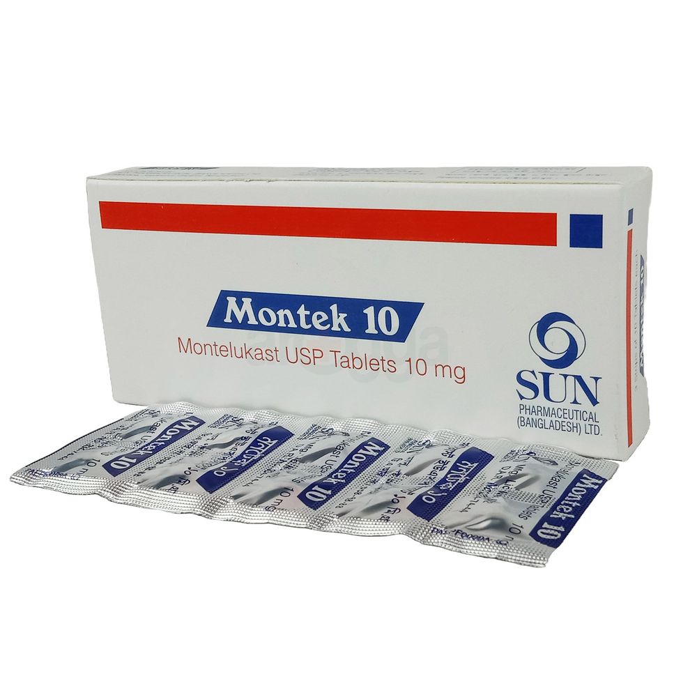 Montek 10mg Tablet - Arogga Online Pharmacy