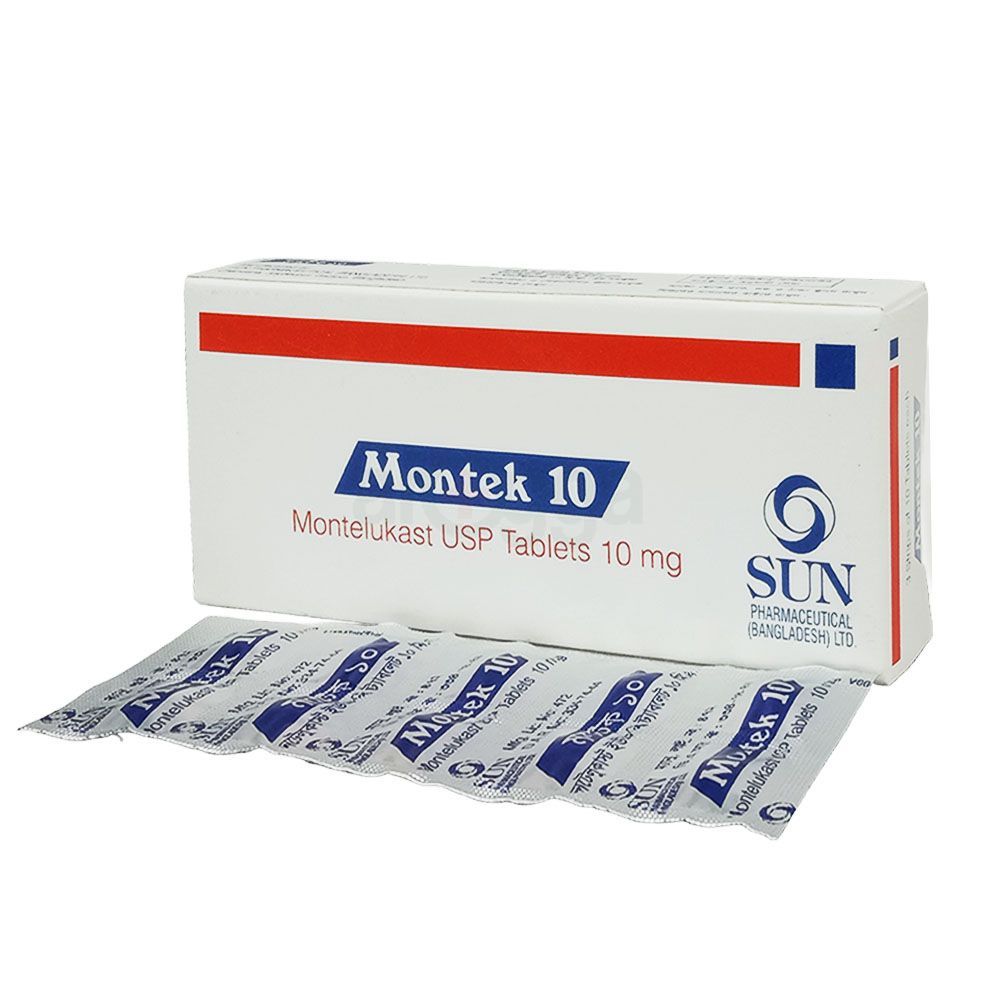 Montek 10mg Tablet - Arogga Online Pharmacy