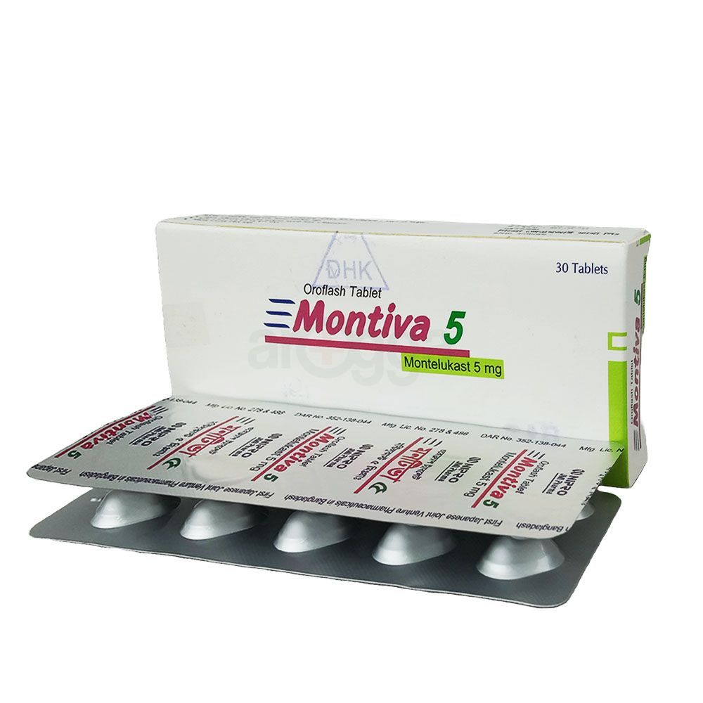 Montiva 5mg Tablet - Arogga Online Pharmacy