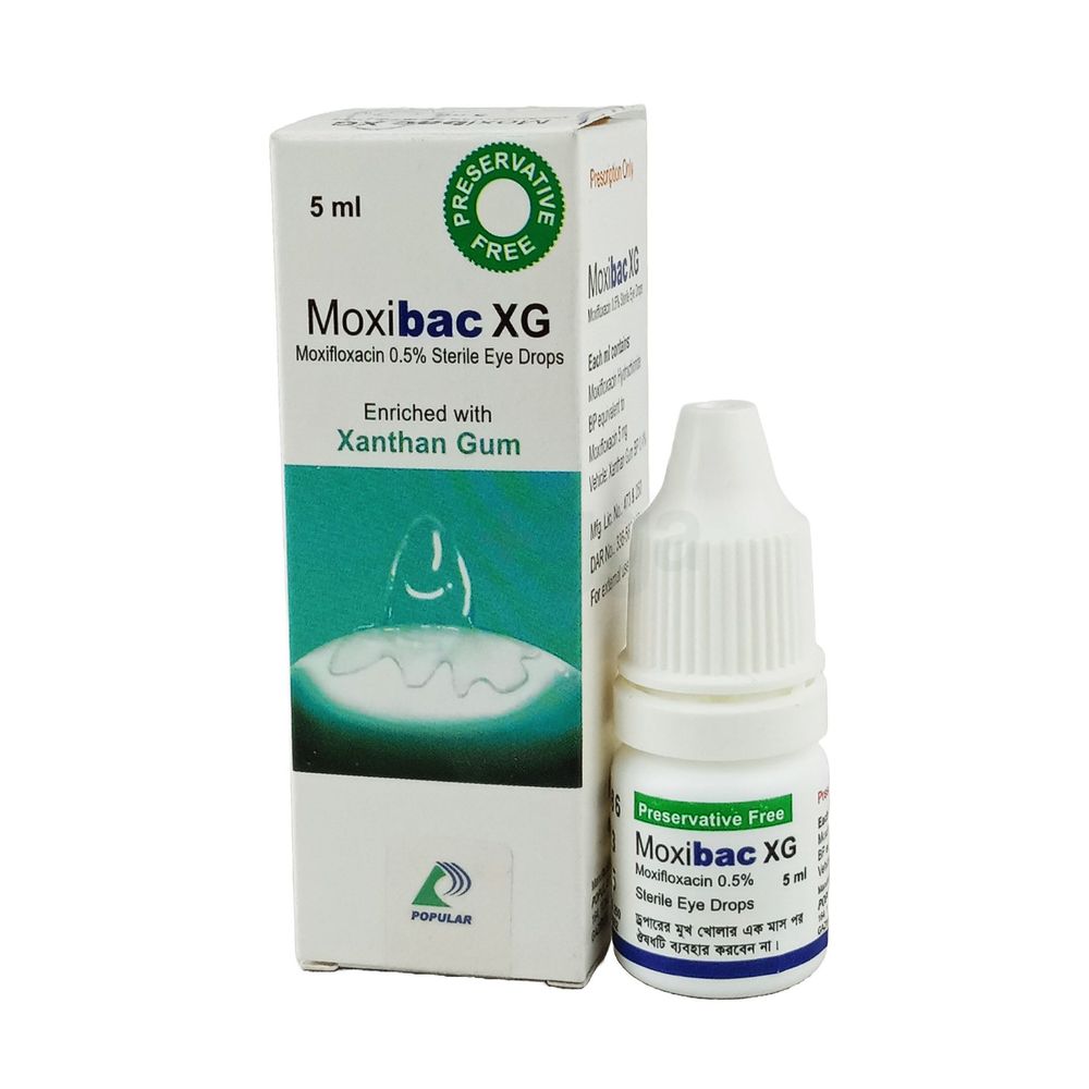 Moxibac XG 0.50% Eye Drop - Arogga Online Pharmacy