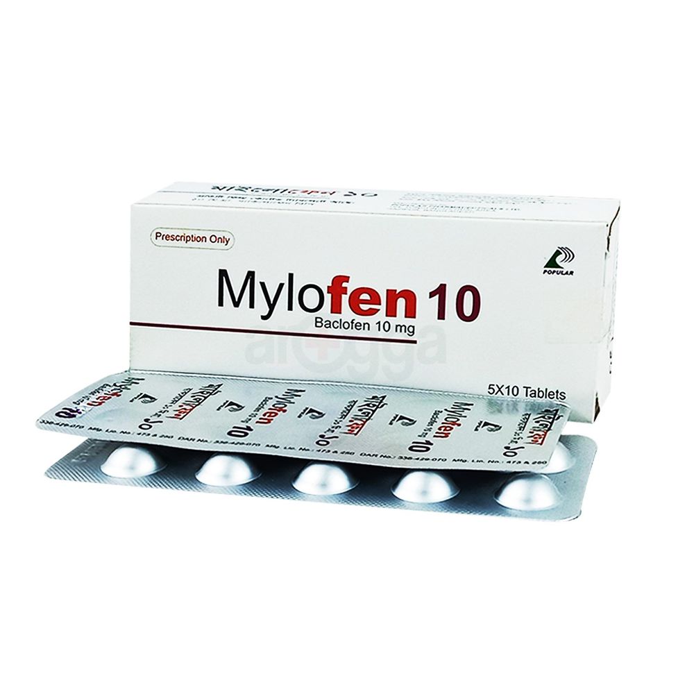 Mylofen 10mg Tablet - Arogga Online Pharmacy