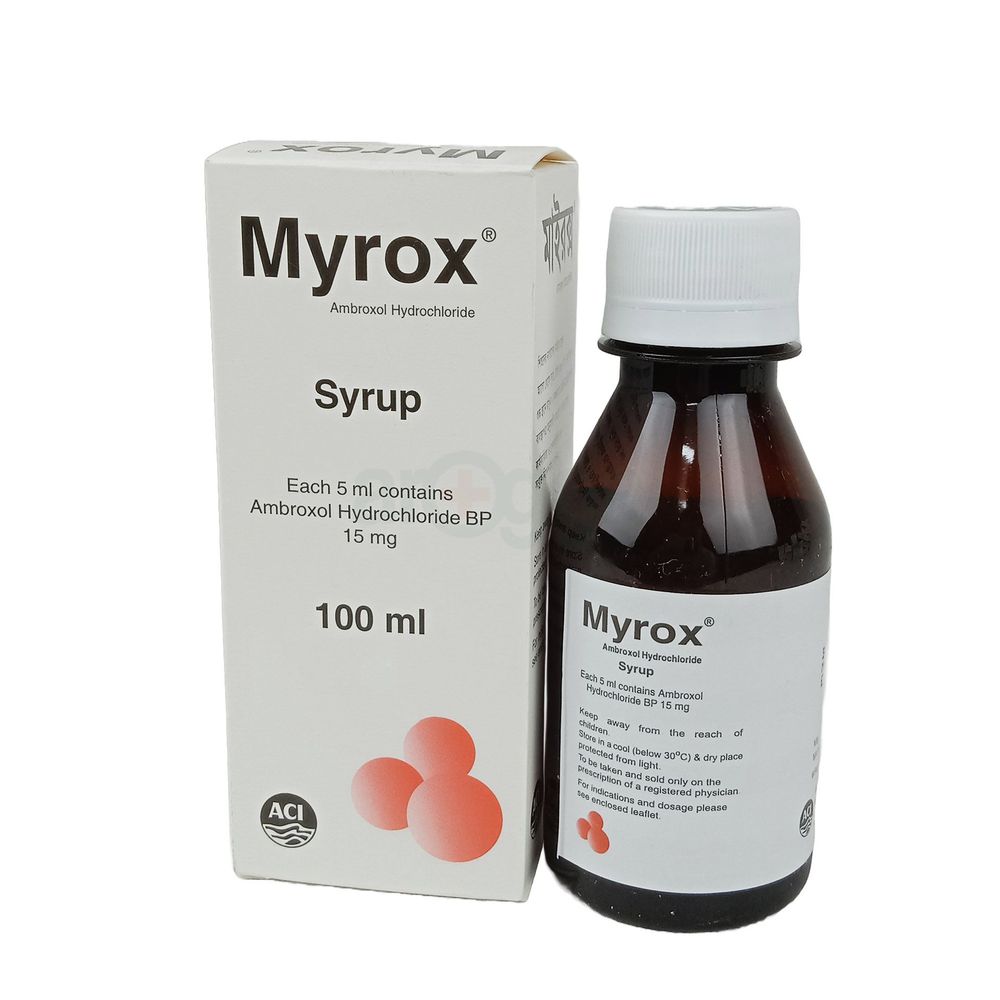 Myrox 15mg/5ml Syrup - Arogga Online Pharmacy