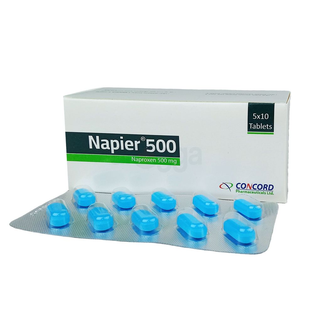 Napier 500mg Tablet - Arogga Online Pharmacy