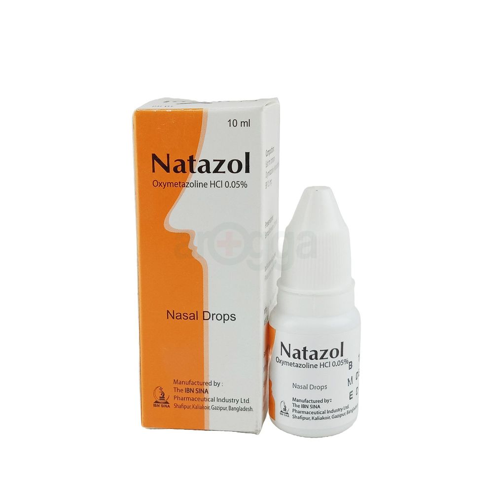 Natazol 0.05% 0.05% Nasal Drop - Arogga Online Pharmacy