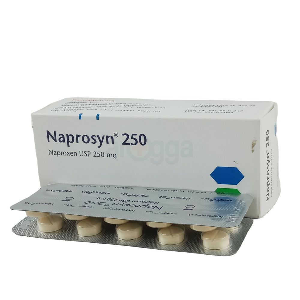 Naprosyn 250mg Tablet - Arogga Online Pharmacy