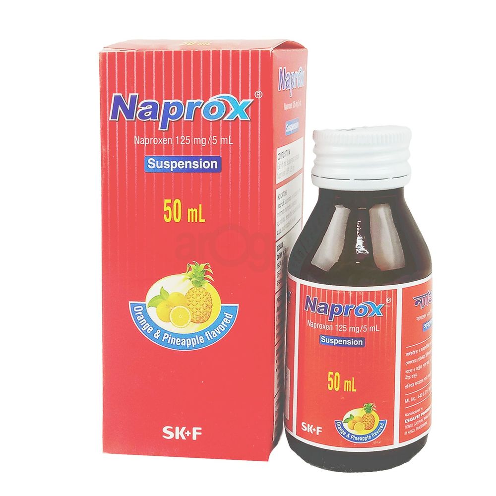 Naprox 125mg/5ml Powder for Suspension - Arogga Online Pharmacy