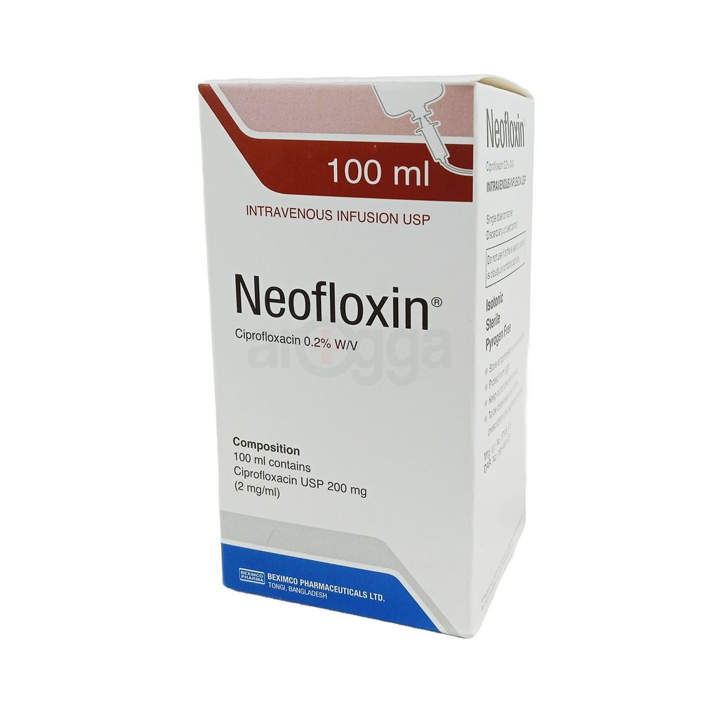 Neofloxin IV 200mg/100ml Infusion - Arogga Online Pharmacy