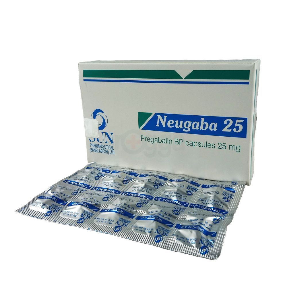 Neugaba 25mg Capsule - Arogga Online Pharmacy