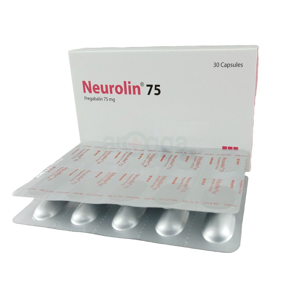 Neurolin 75mg Capsule - Arogga Online Pharmacy