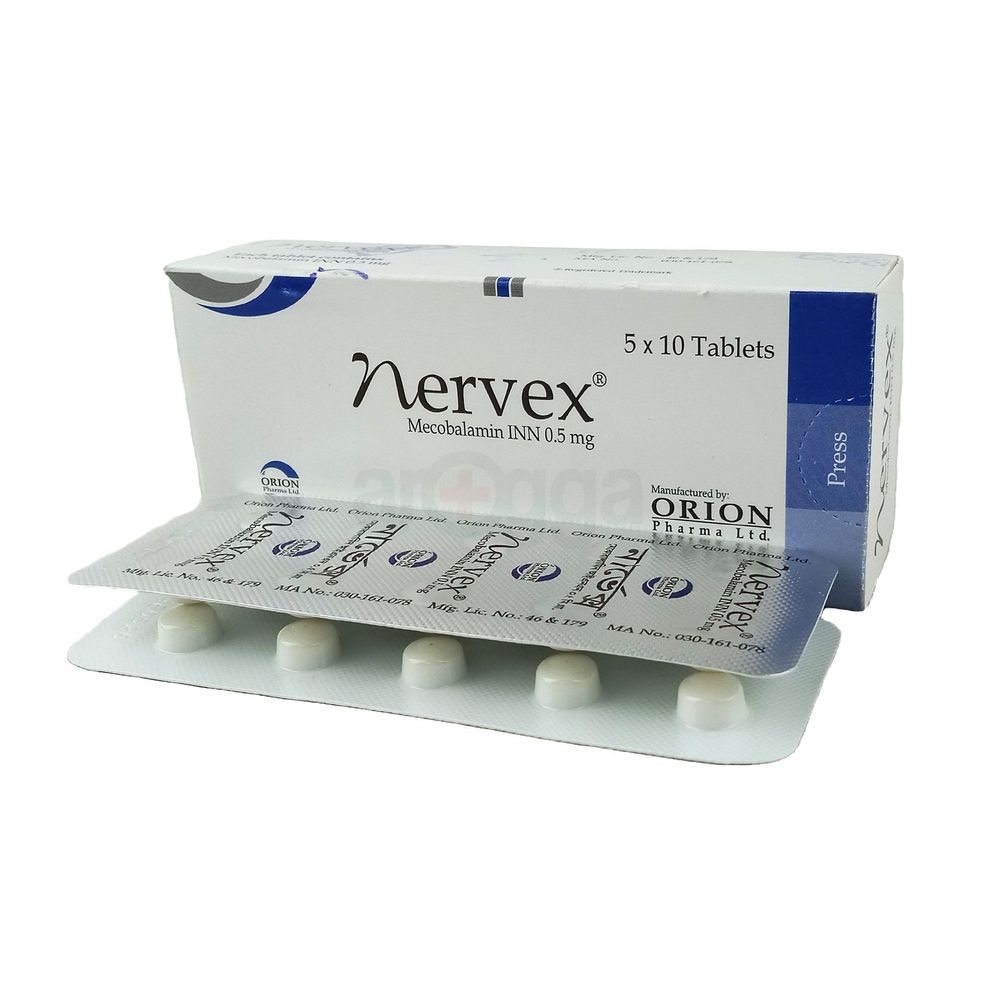 Nervex 0.5mg Tablet - Arogga Online Pharmacy