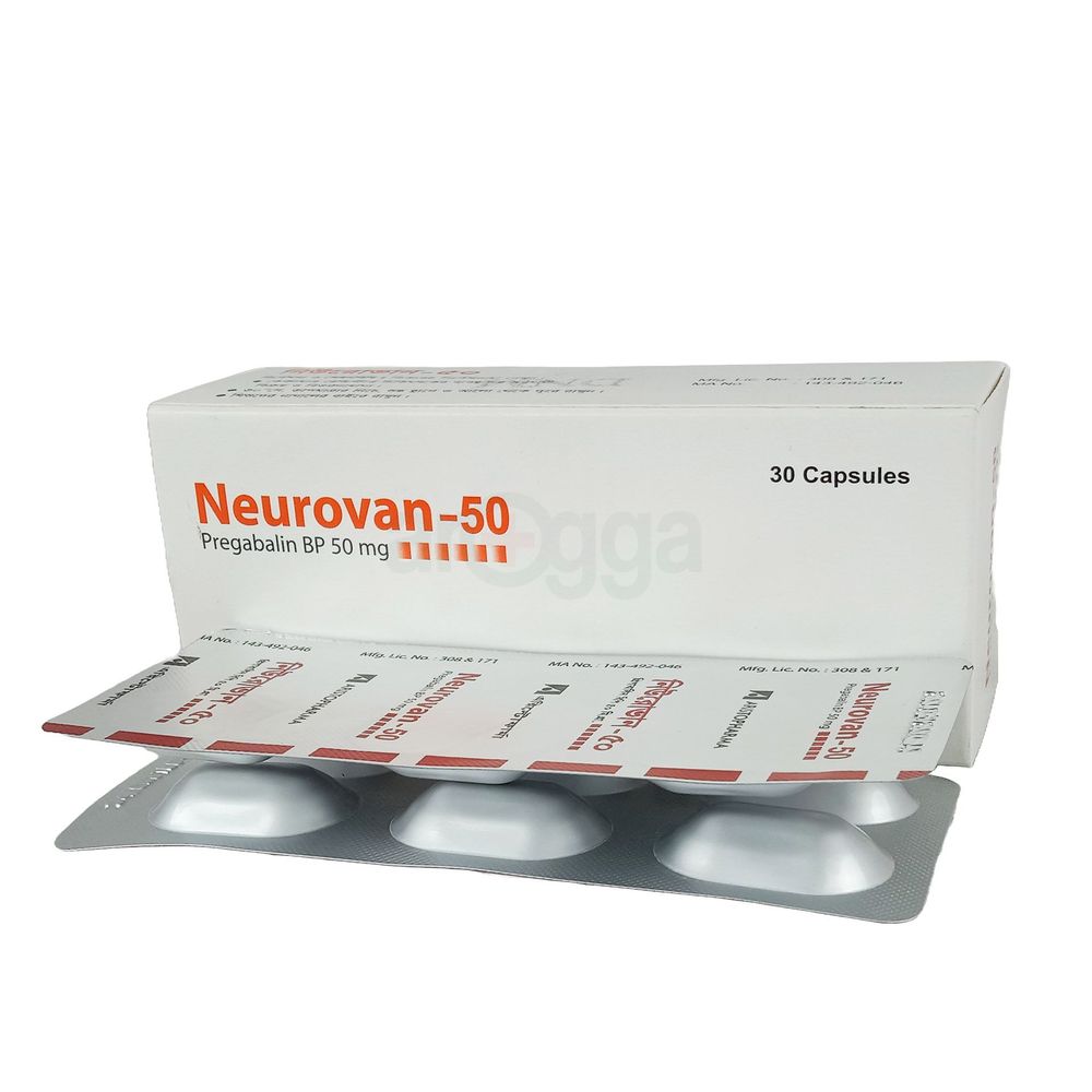Neurovan 50mg Capsule - Arogga Online Pharmacy