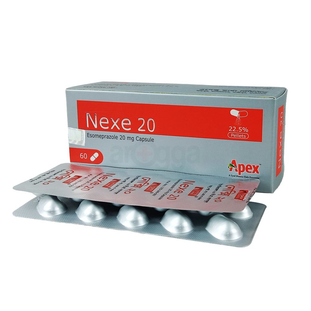 Nexe 20mg Capsule - Arogga Online Pharmacy