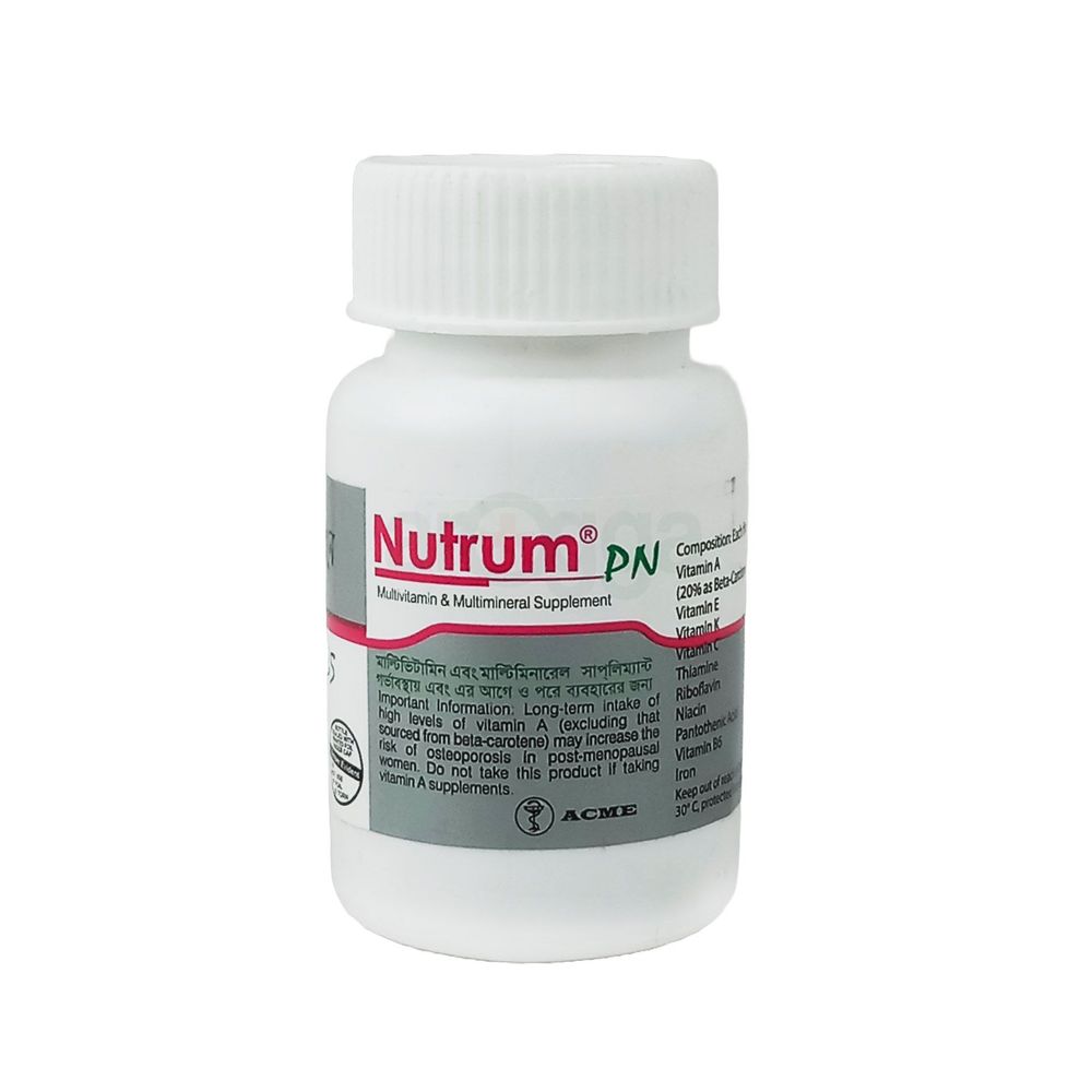 Nutrum PN 30's Tablet - Arogga Online Pharmacy