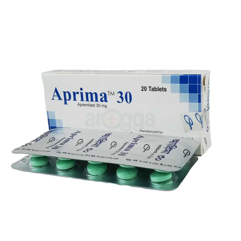 Aprima 30mg Tablet - অ্যাপ্রিমা ৩০ মি.গ্রা. ট্যাবলেট - Arogga Online ...