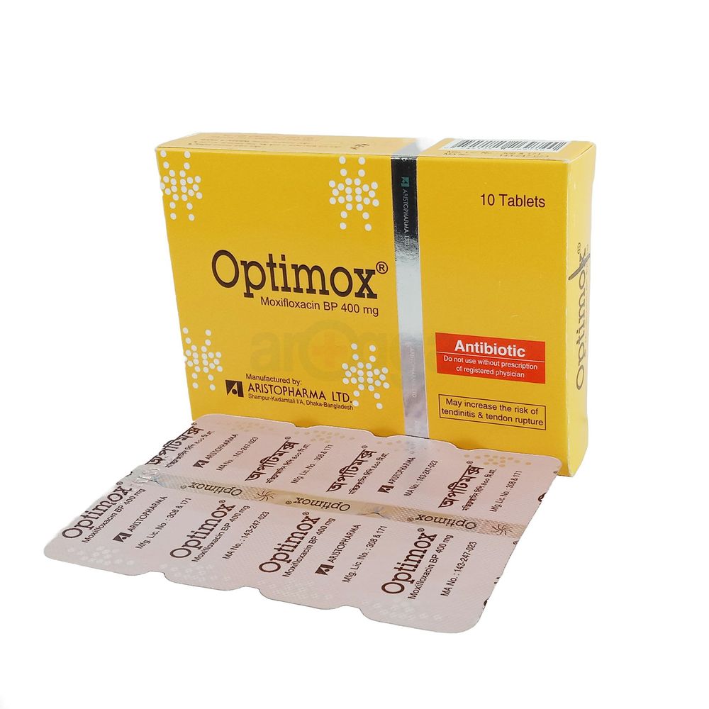Optimox 400mg Tablet - অপটিমক্স ৪০০ মি.গ্রা. ট্যাবলেট - Arogga Online ...
