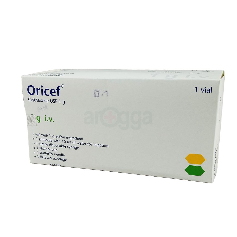 Oricef 1gm IV 1gm/vial Injection - Arogga Online Pharmacy