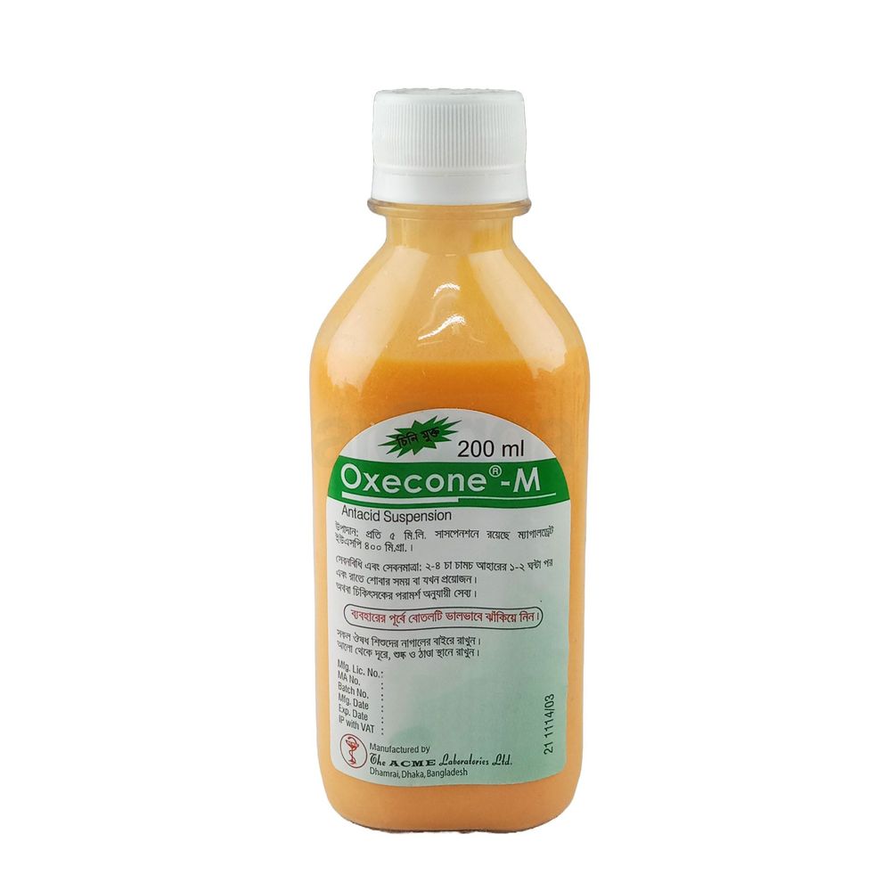 Oxecone M 400mg/5ml Suspension - Arogga Online Pharmacy