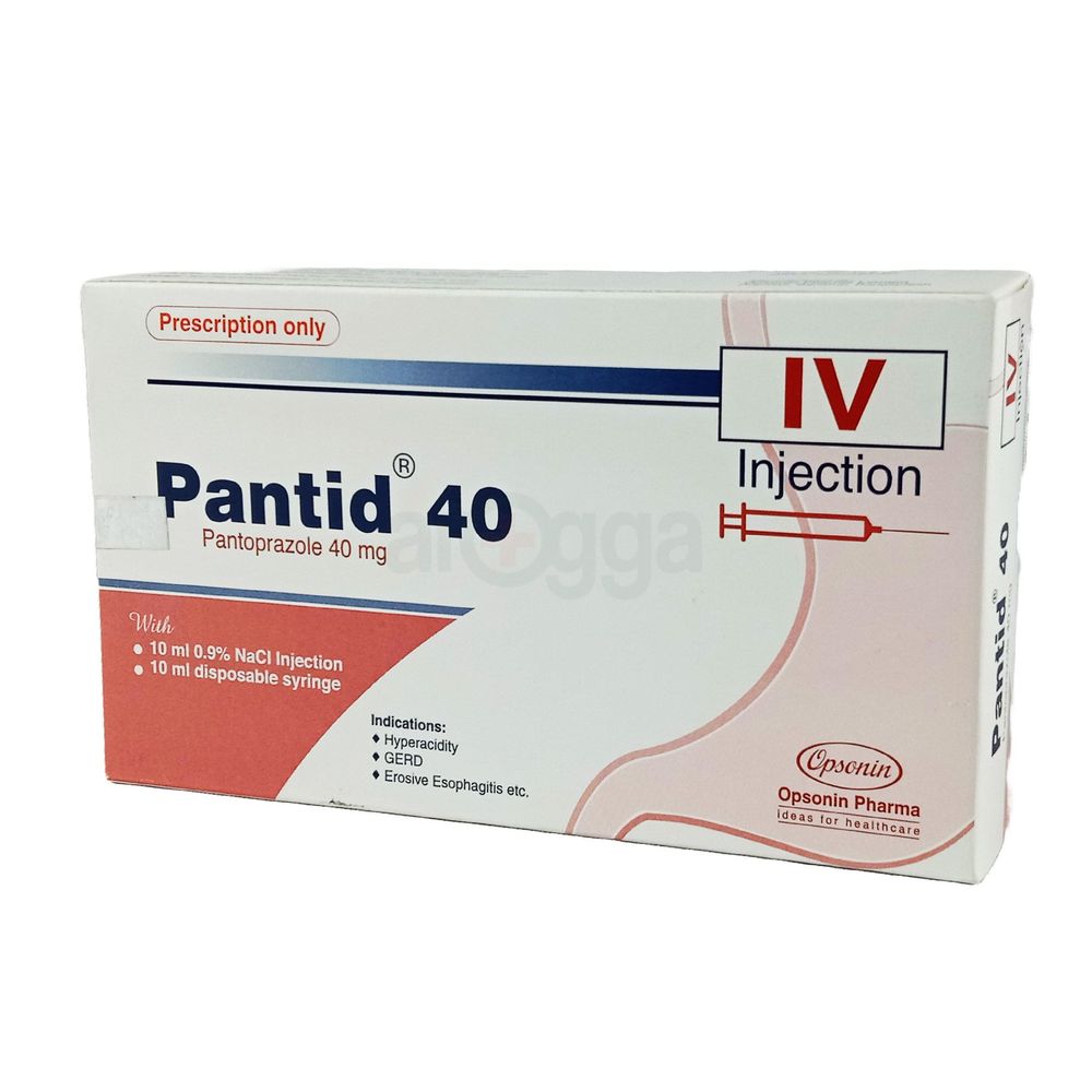 Pantid 40 Inj 40mg/vial Injection - Arogga Online Pharmacy