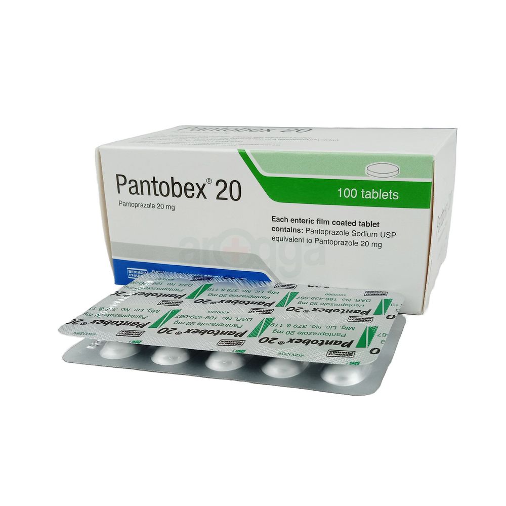 Pantobex 20mg Tablet - Arogga Online Pharmacy
