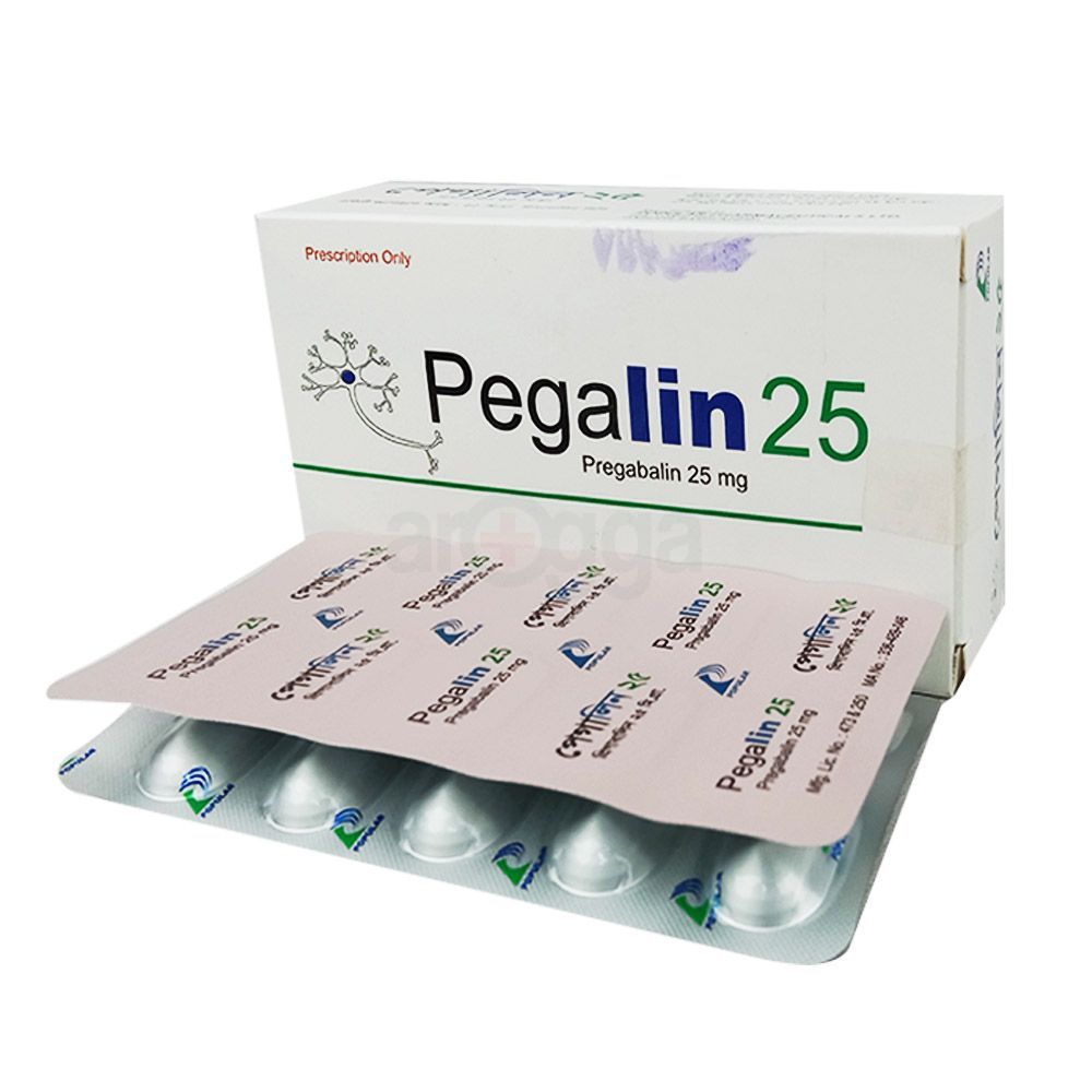 Pegalin 25mg Capsule - Arogga Online Pharmacy