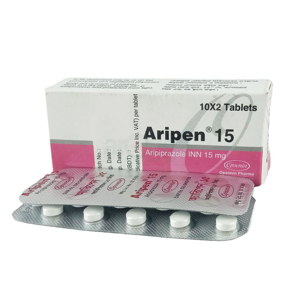 Aripen 15mg Tablet - অ্যারিপেন ১৫ মি.গ্রা. ট্যাবলেট - Arogga Online ...
