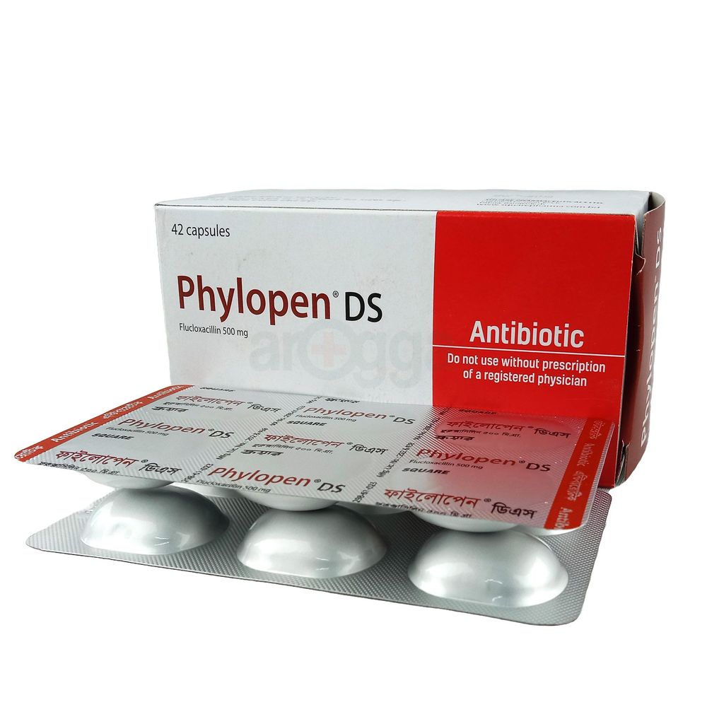Phylopen DS 500mg Capsule - Arogga Online Pharmacy
