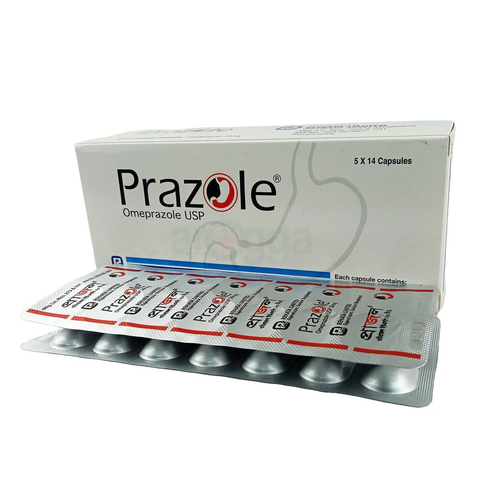 Prazole 20mg Capsule - Arogga Online Pharmacy