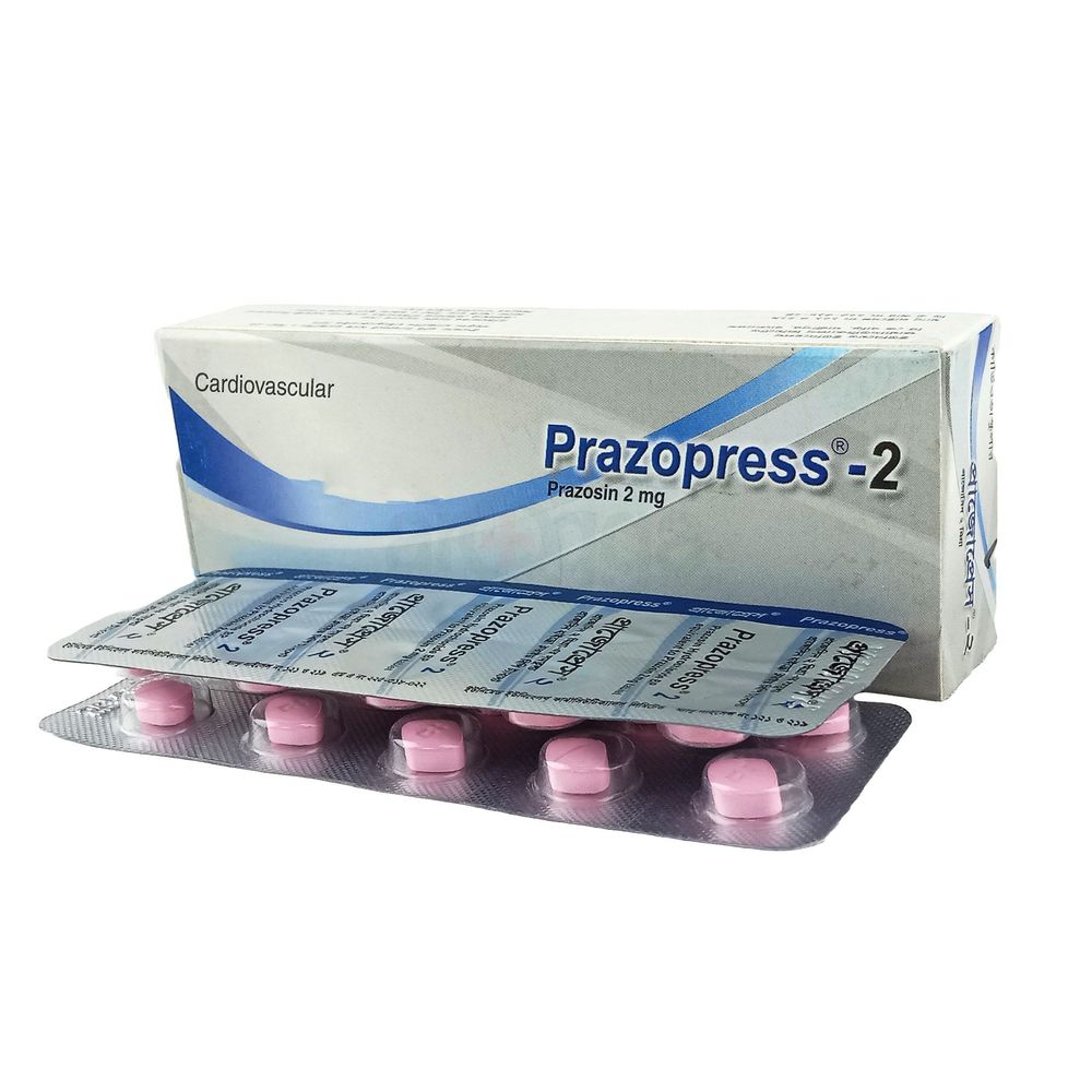Prazopress 2mg Tablet - Arogga Online Pharmacy