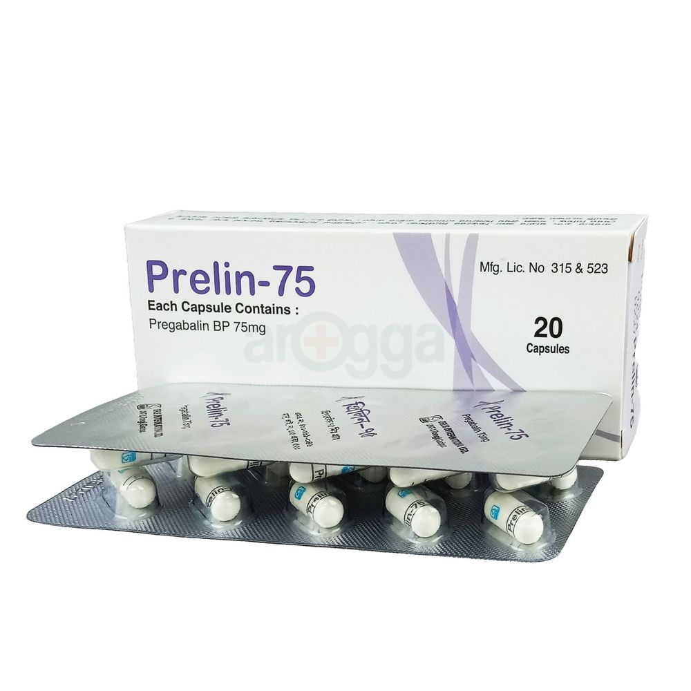 Prelin 75mg Capsule - Arogga Online Pharmacy
