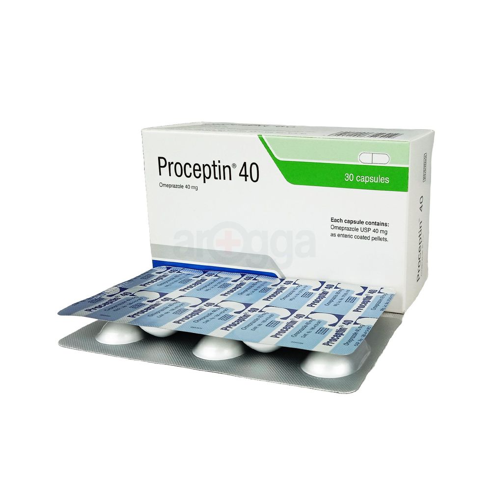 Proceptin 40mg Capsule - Arogga Online Pharmacy