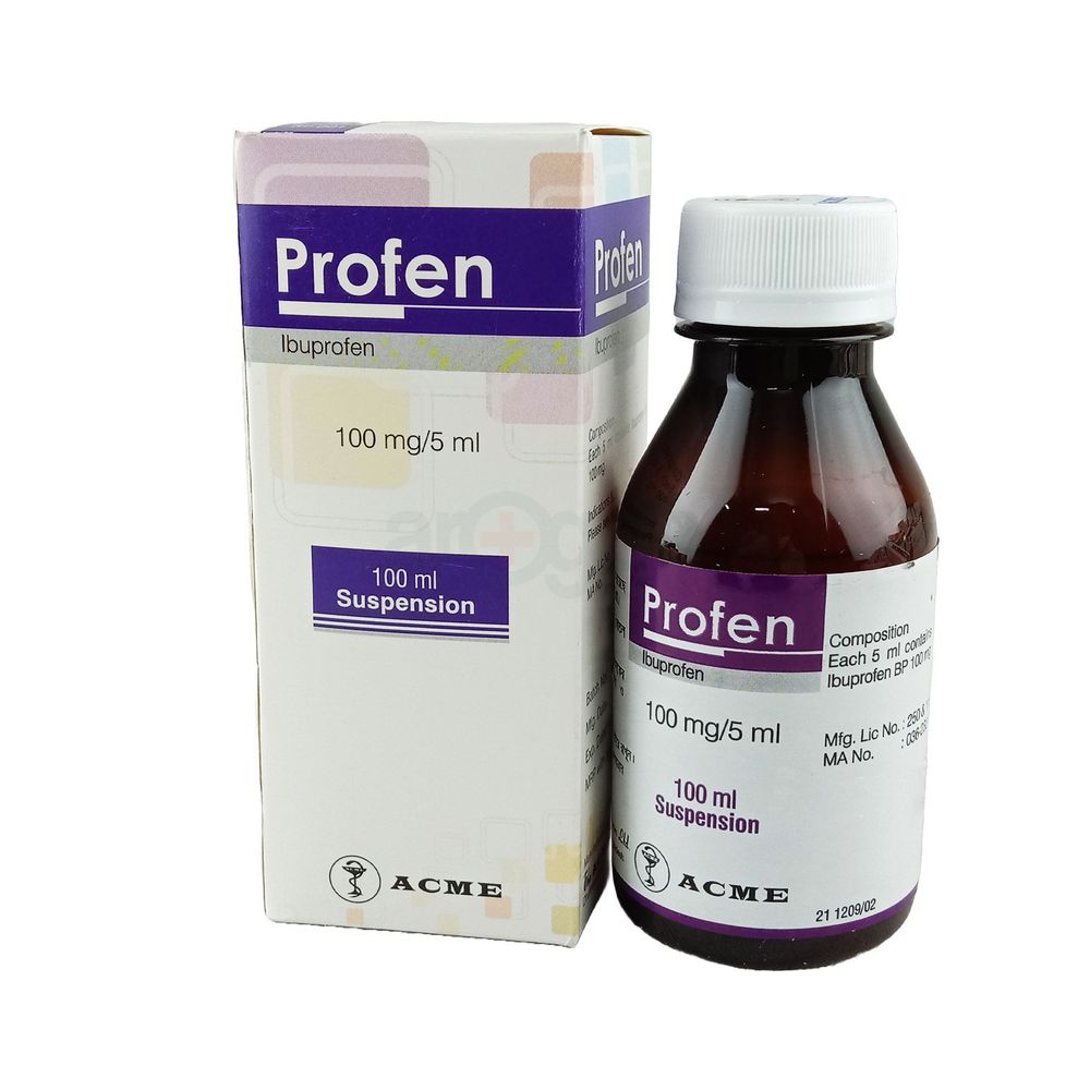 Profen 100mg/5ml Suspension - Arogga Online Pharmacy