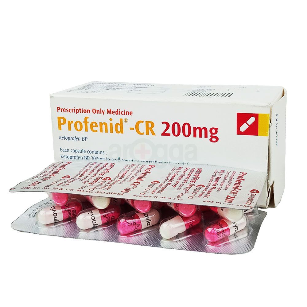 Profenid CR 200mg Capsule - Arogga Online Pharmacy