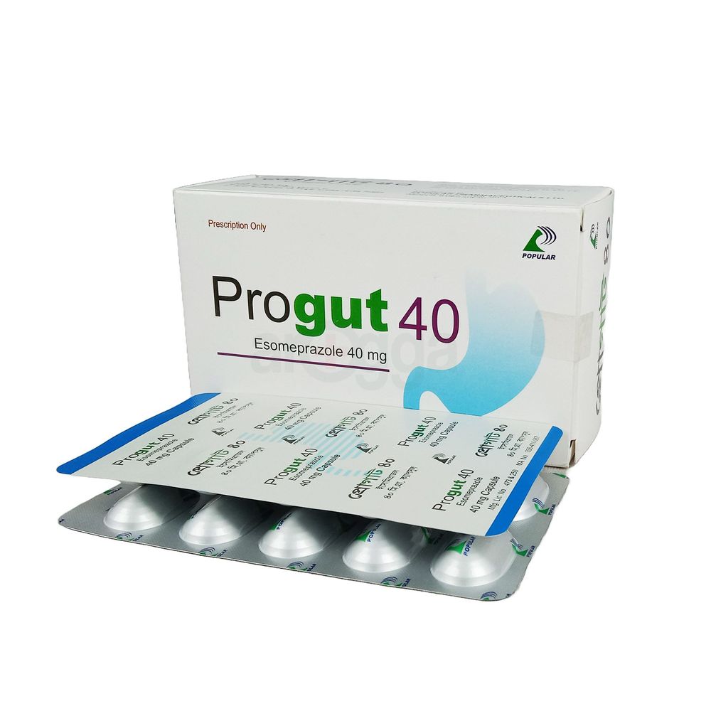Progut 40mg Tablet - Arogga Online Pharmacy