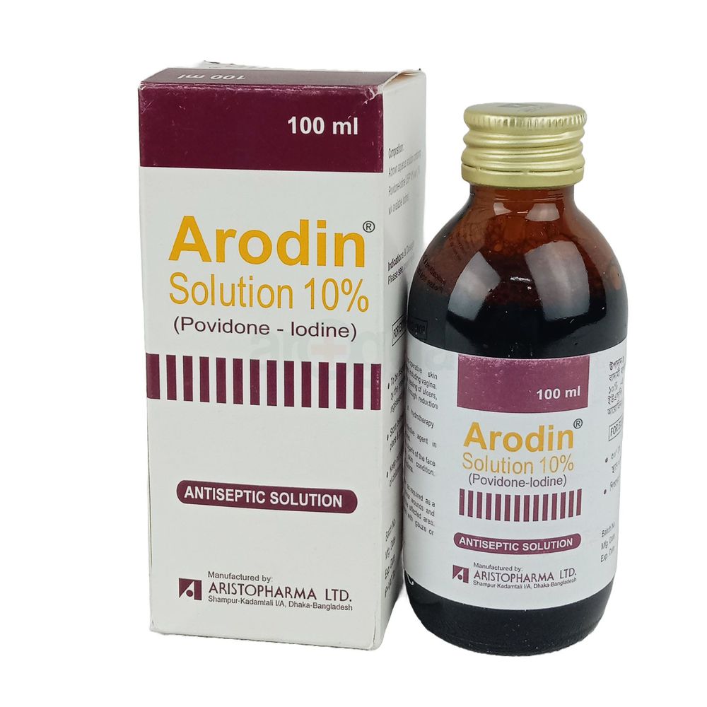Arodin Mouthwash 100 ml gargle 1% Mouthwash - Arogga Online Pharmacy
