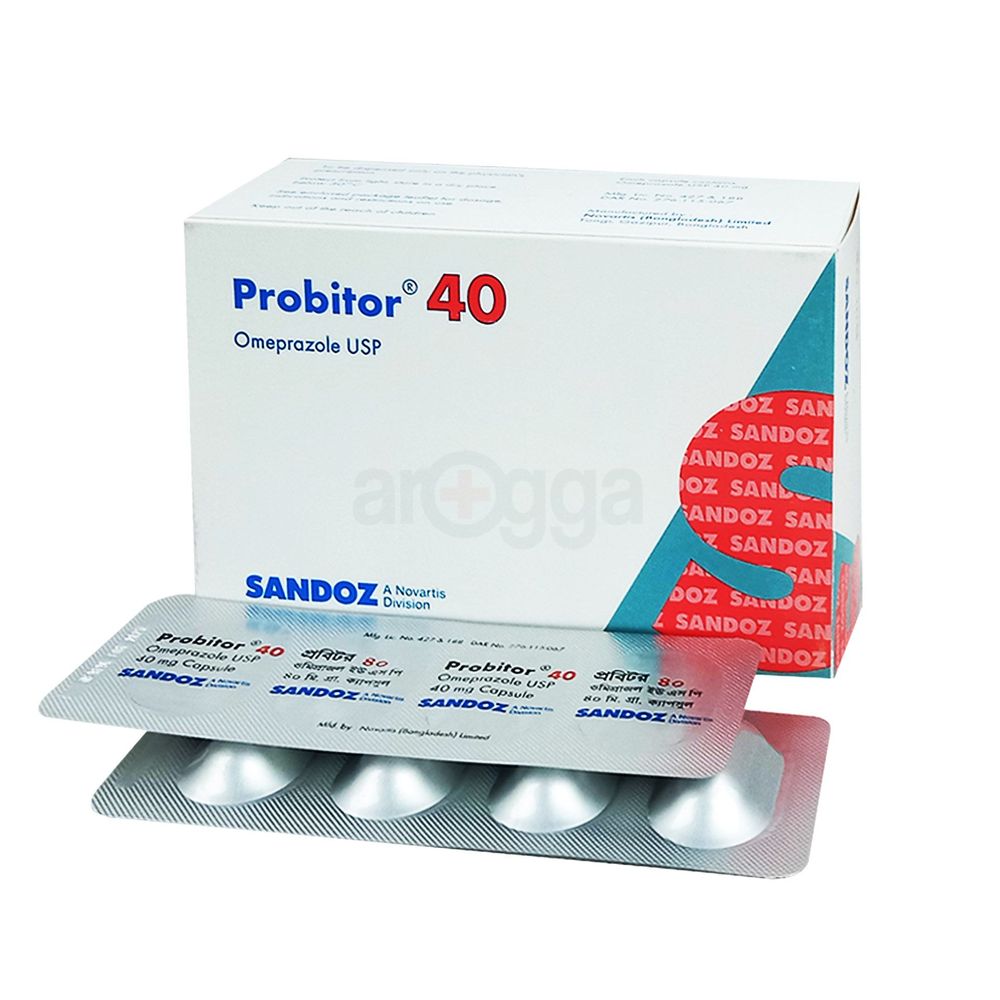 Probitor 40mg Capsule - Arogga Online Pharmacy