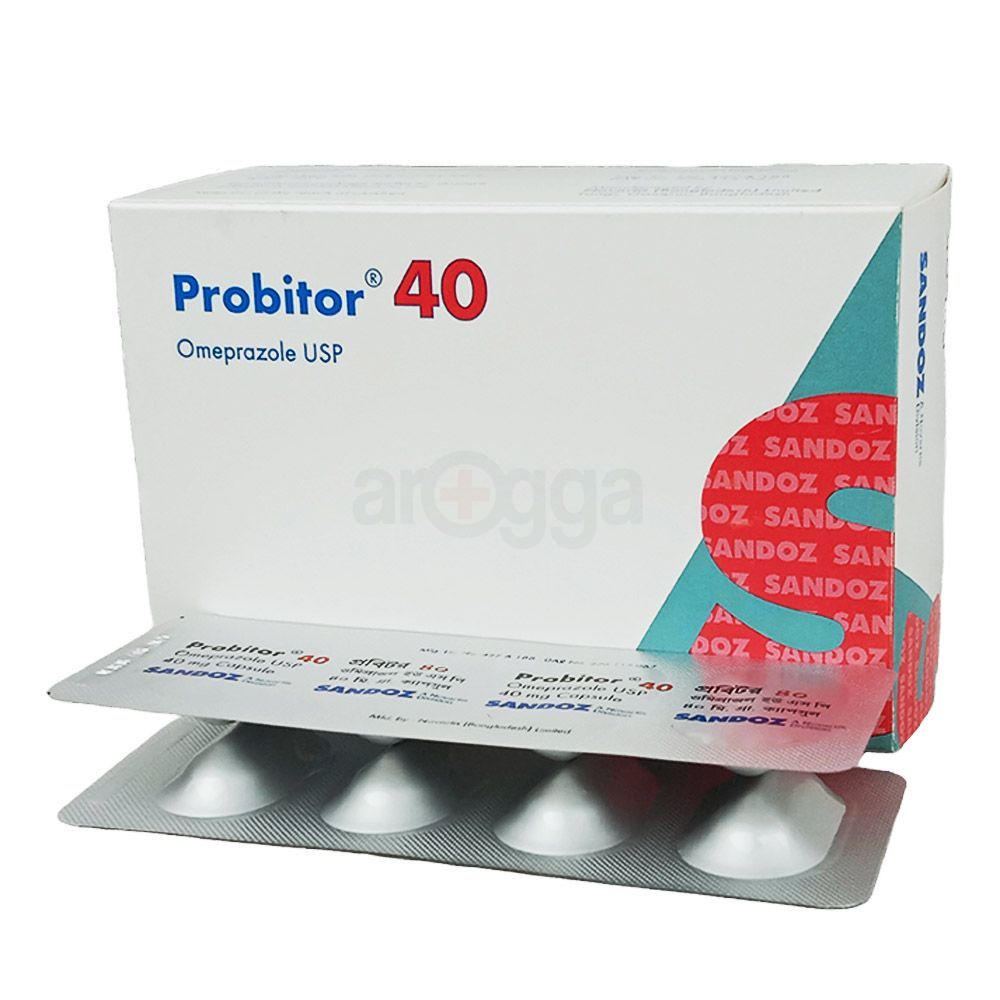 Probitor 40mg Capsule - Arogga Online Pharmacy