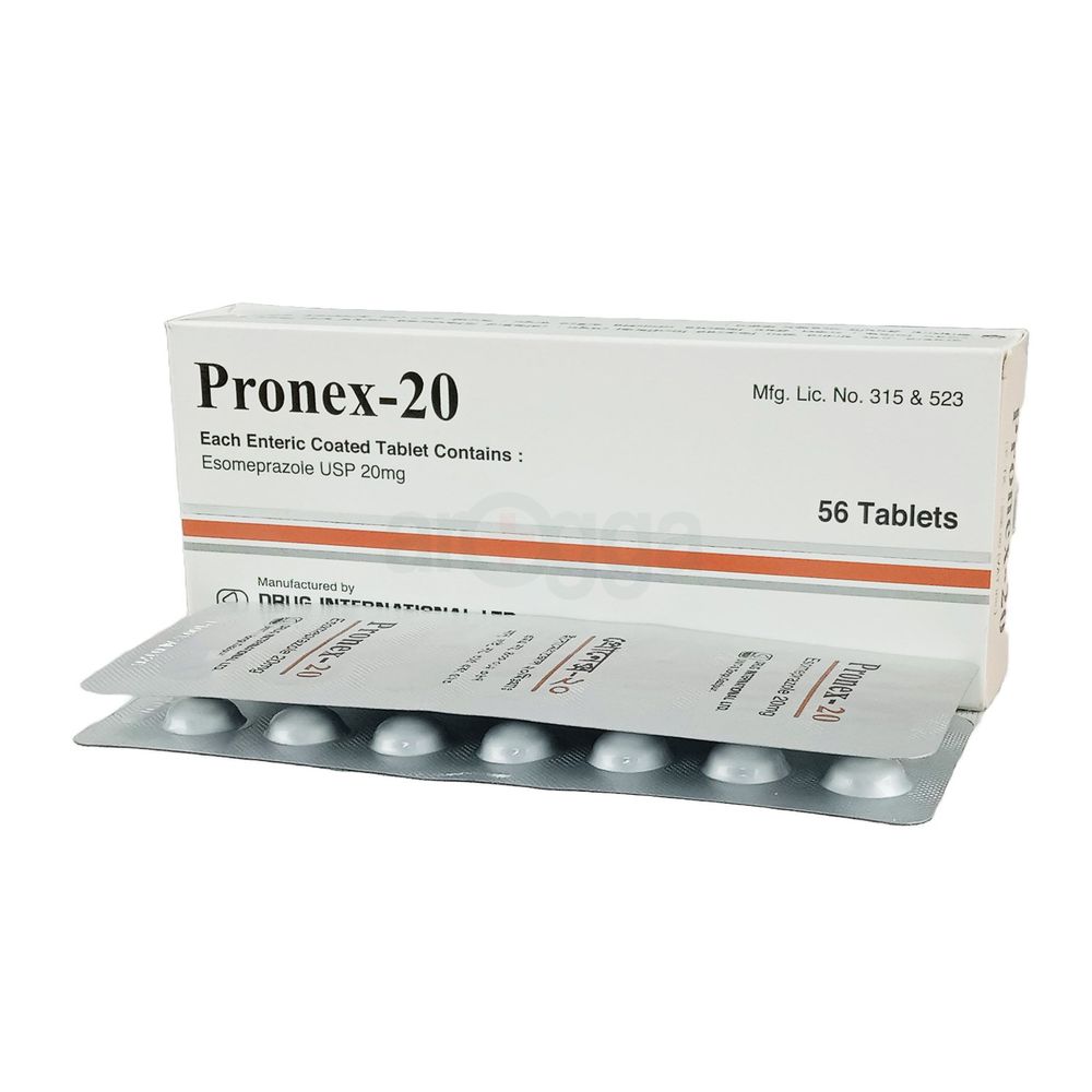 Pronex 20mg Tablet - Arogga Online Pharmacy