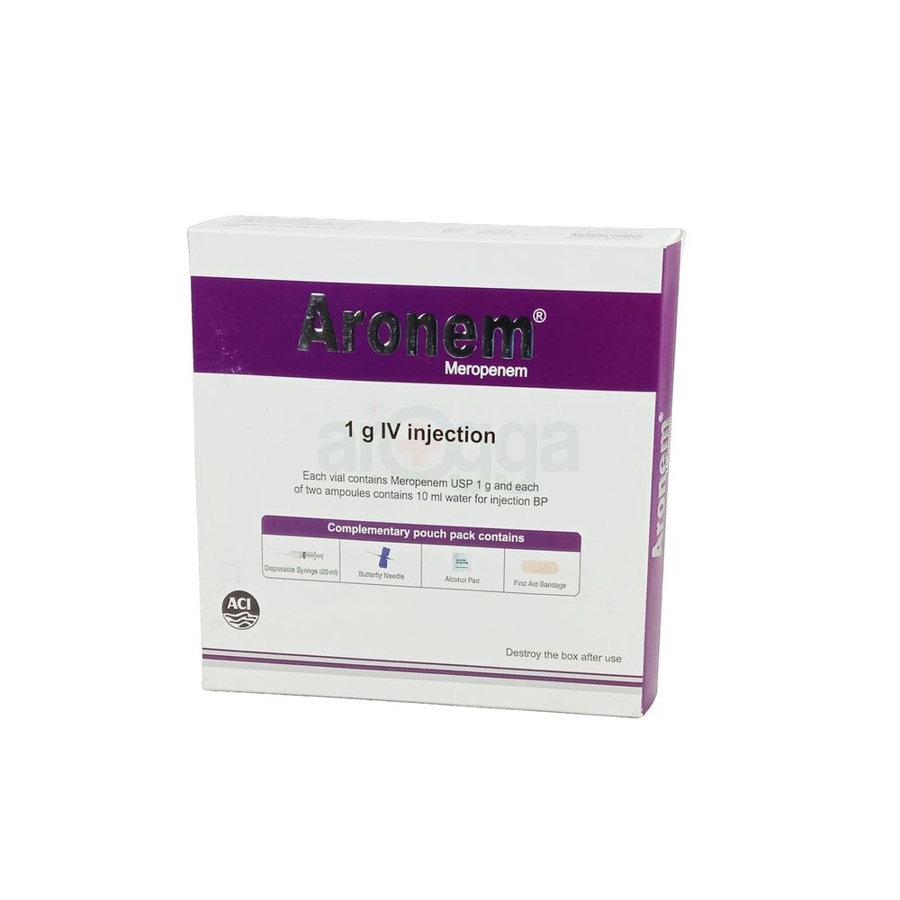 Aronem 1gm/vial Injection - Arogga Online Pharmacy