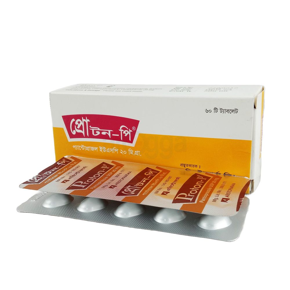 Proton P 20mg Tablet - Arogga Online Pharmacy