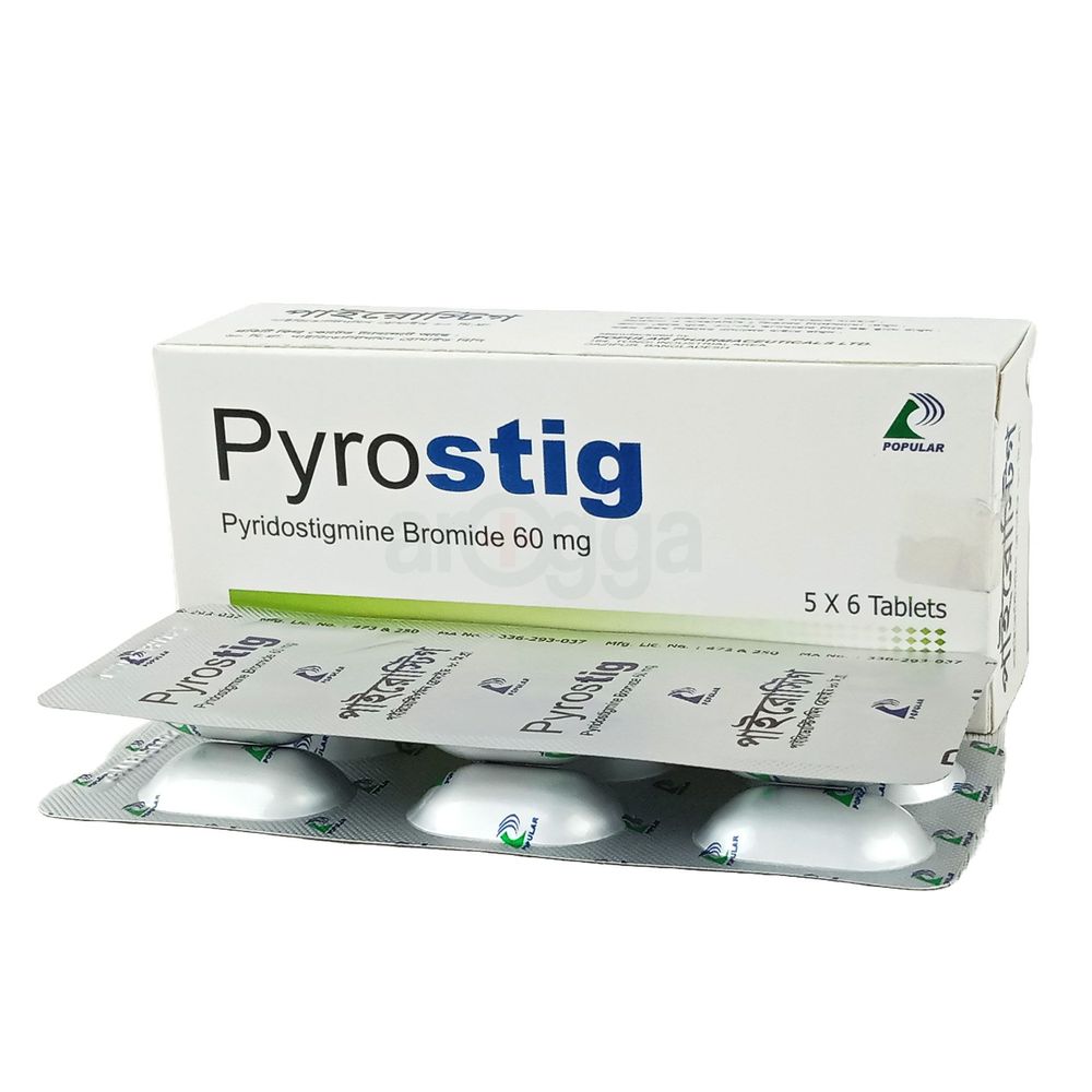 Pyrostig 60mg Tablet - Arogga Online Pharmacy